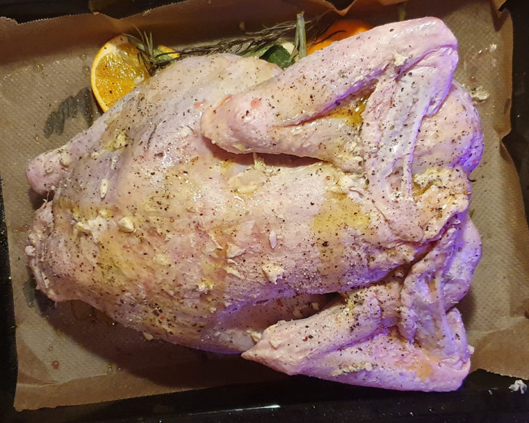 Roasted Citrus Turkey Recipe with Herb Butter