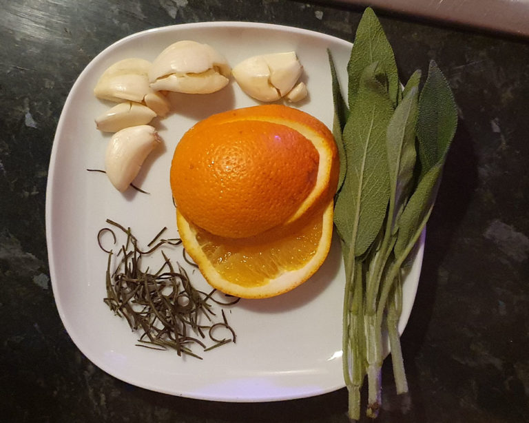 Roasted Citrus Turkey Recipe with Herb Butter