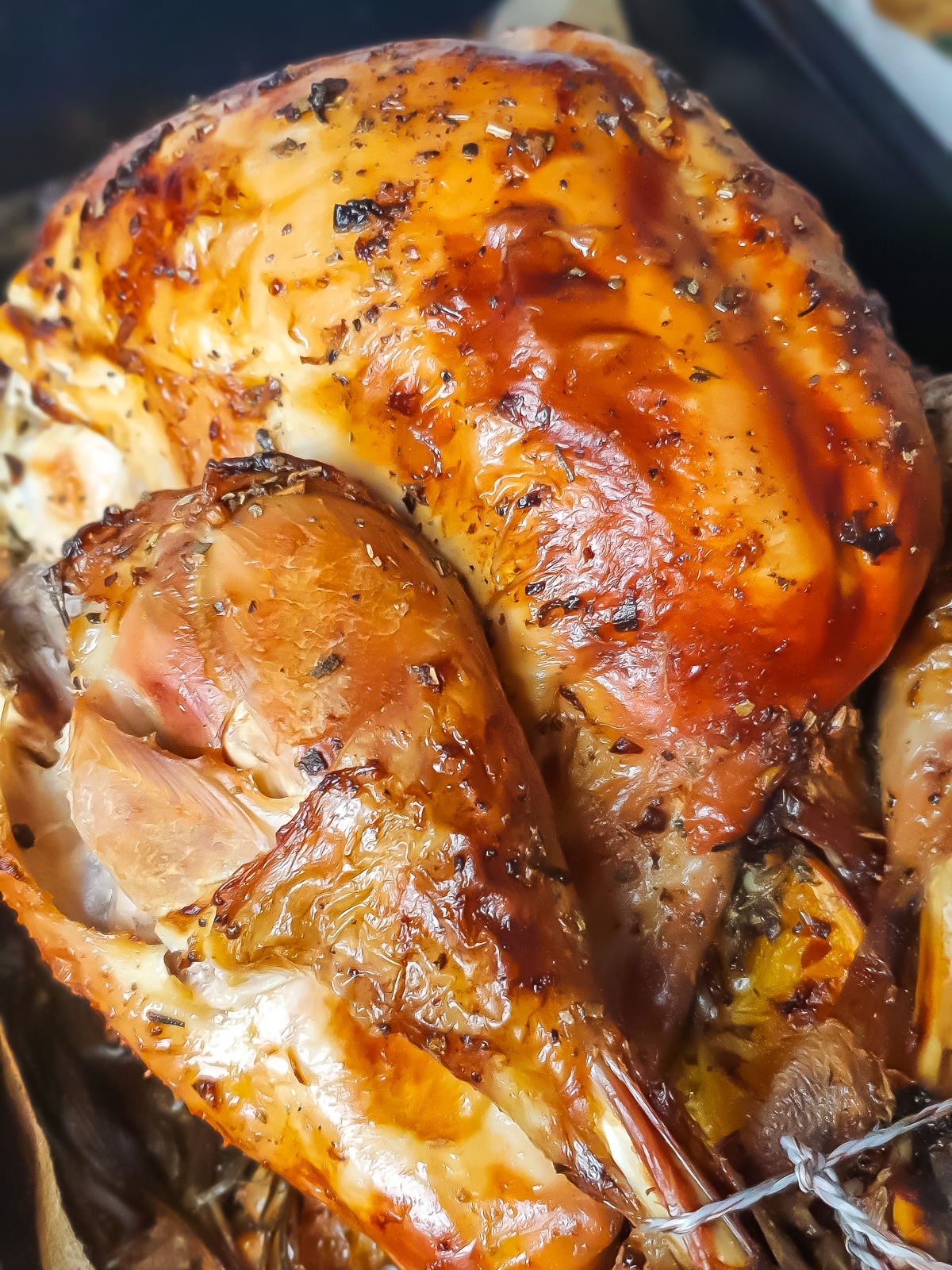 Roasted Citrus Turkey Recipe with Herb Butter