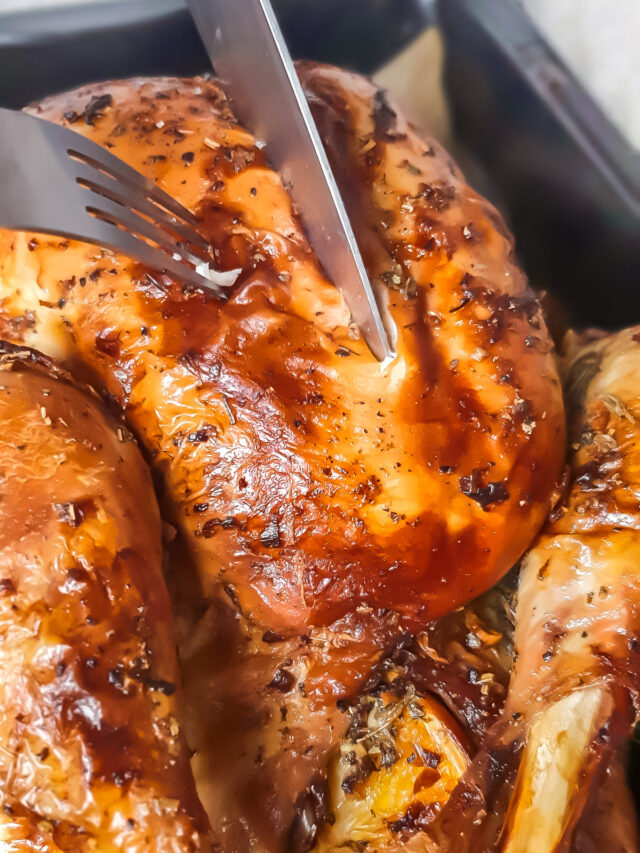 Roasted Citrus Turkey Recipe with Herb Butter