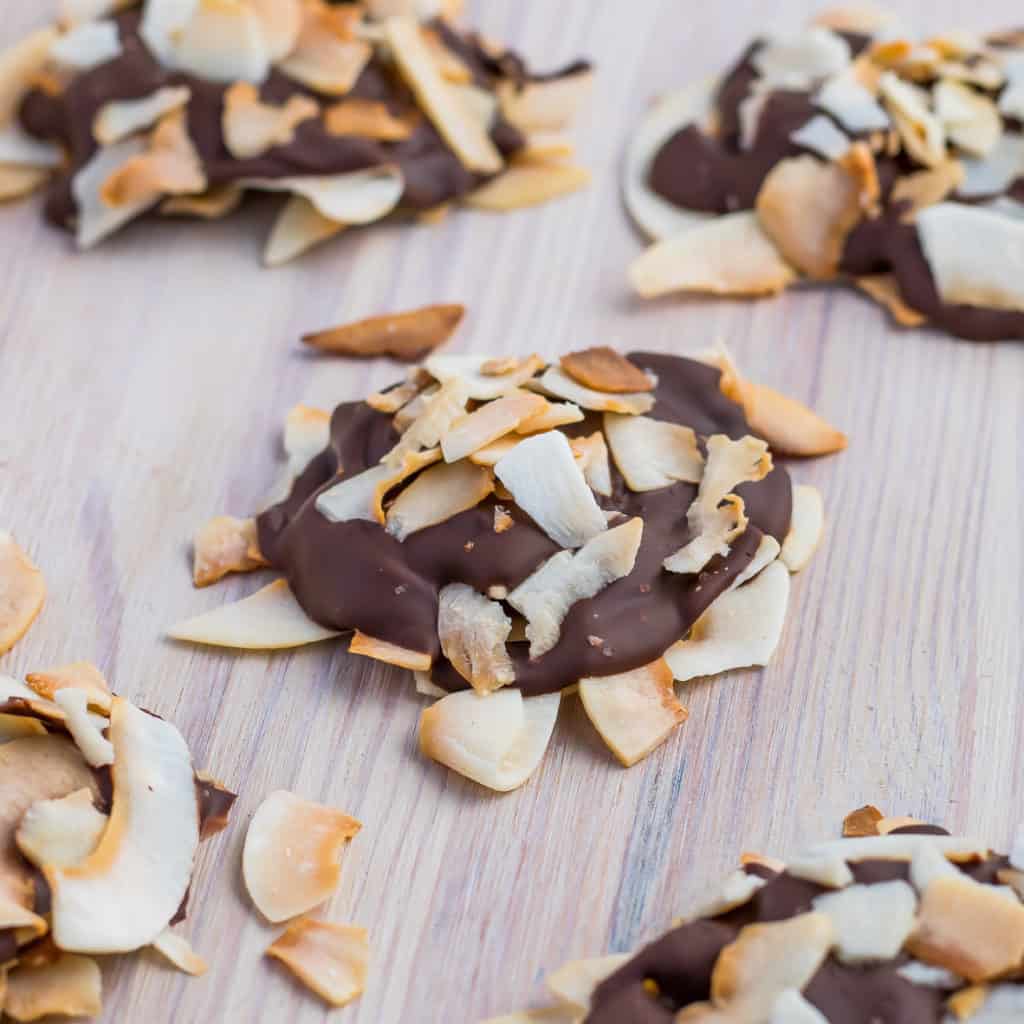 Easy Coconut Clusters (2 Ingredients!) - Make Healthy Recipes