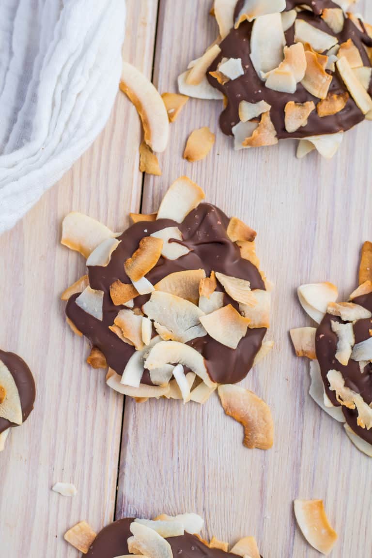 Easy Coconut Clusters (2 Ingredients!) - Make Healthy Recipes